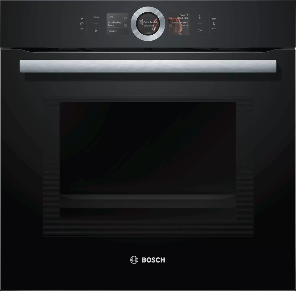 Встраиваемый электрический духовой шкаф с микроволнами bosch serie 8 ...