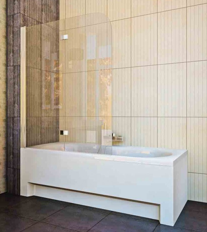 Шторка для ванны Koller Pool Waterfall Line 115 см QP97, хром/прозрачное L : купить в ...